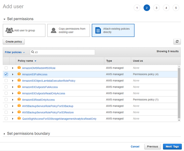 Data Pump import from AWS S3 Bucket using DBMS_CLOUD