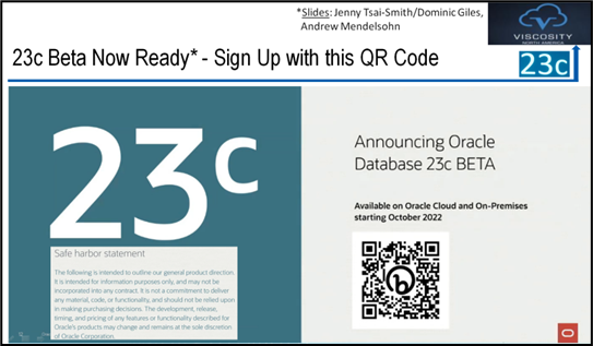 Oracle 23c New Features