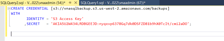 SQL Server 2022 Backup & Restore to AWS S3-compatible Object Storage